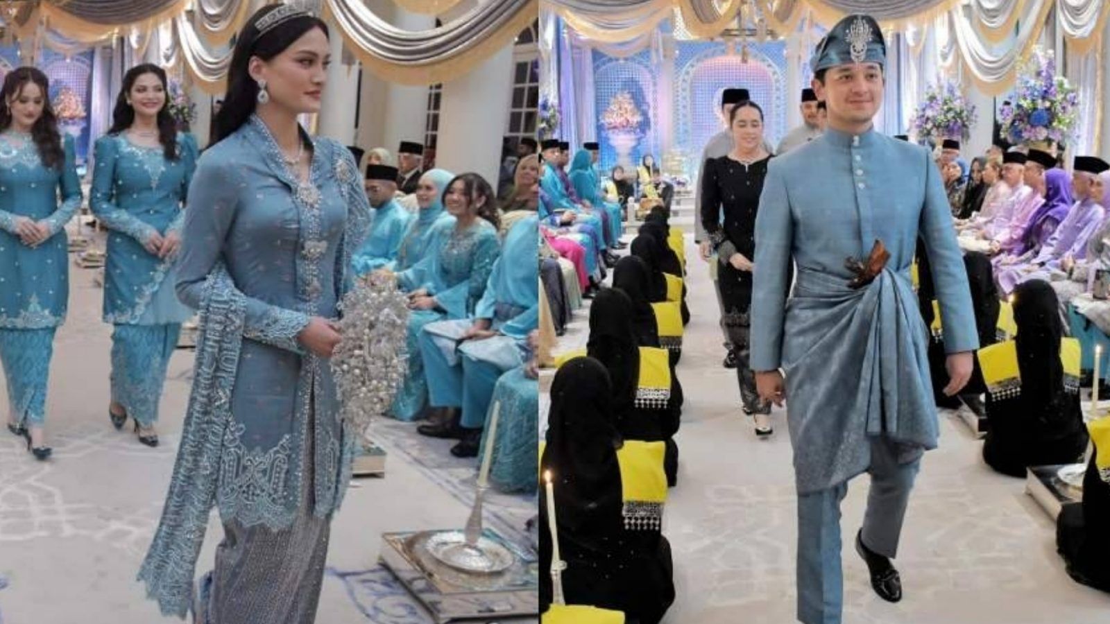 Tengku Natasya Puteri Tengku Adnan & Tengku Muhammad malam berinai