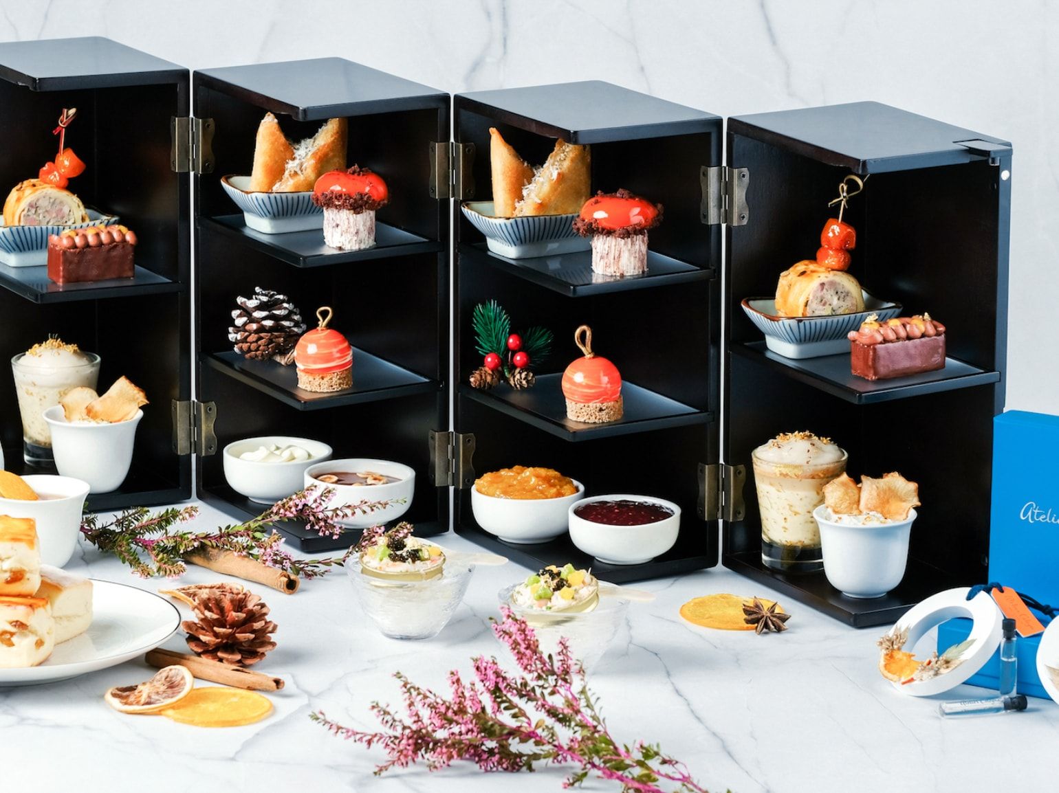 Tuck into these festive afternoon teas to celebrate the holidays for two