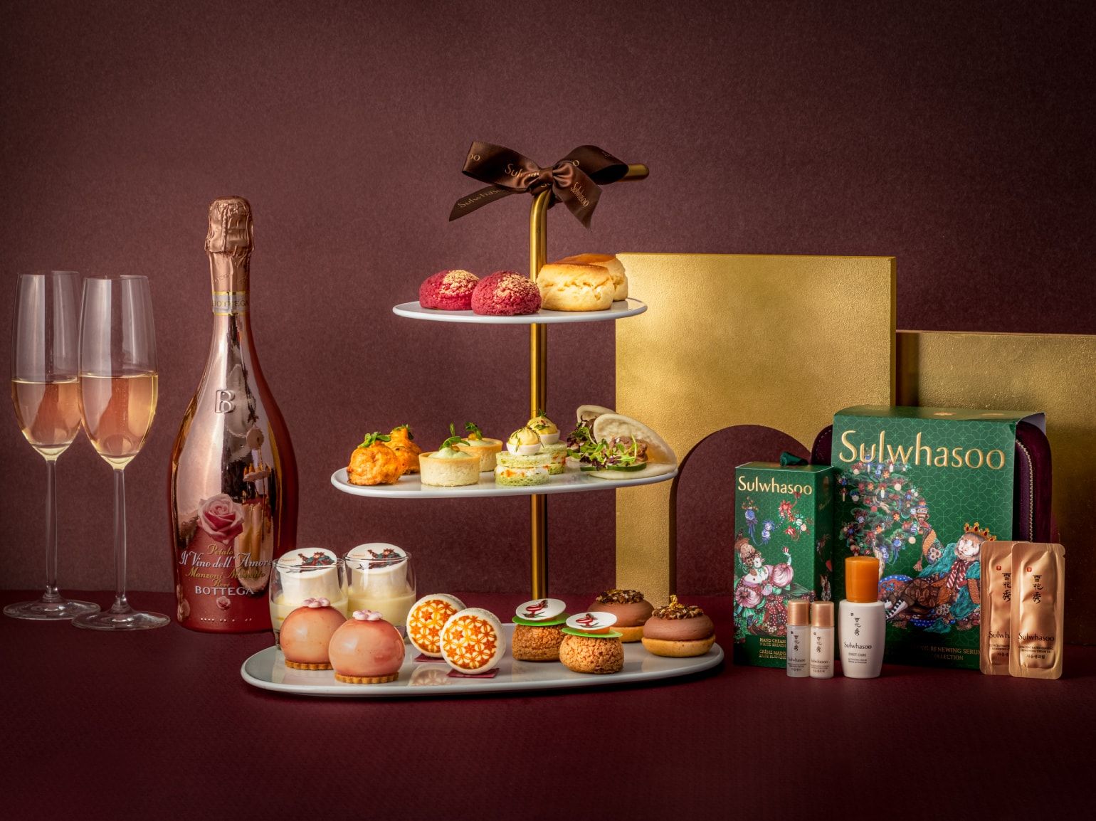 Tuck into these festive afternoon teas to celebrate the holidays for two
