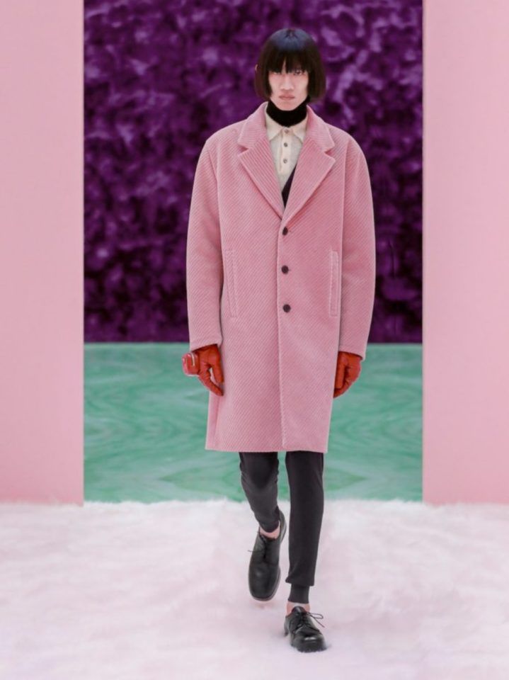 Prada's Raf Simons makes a case for male bodysuits