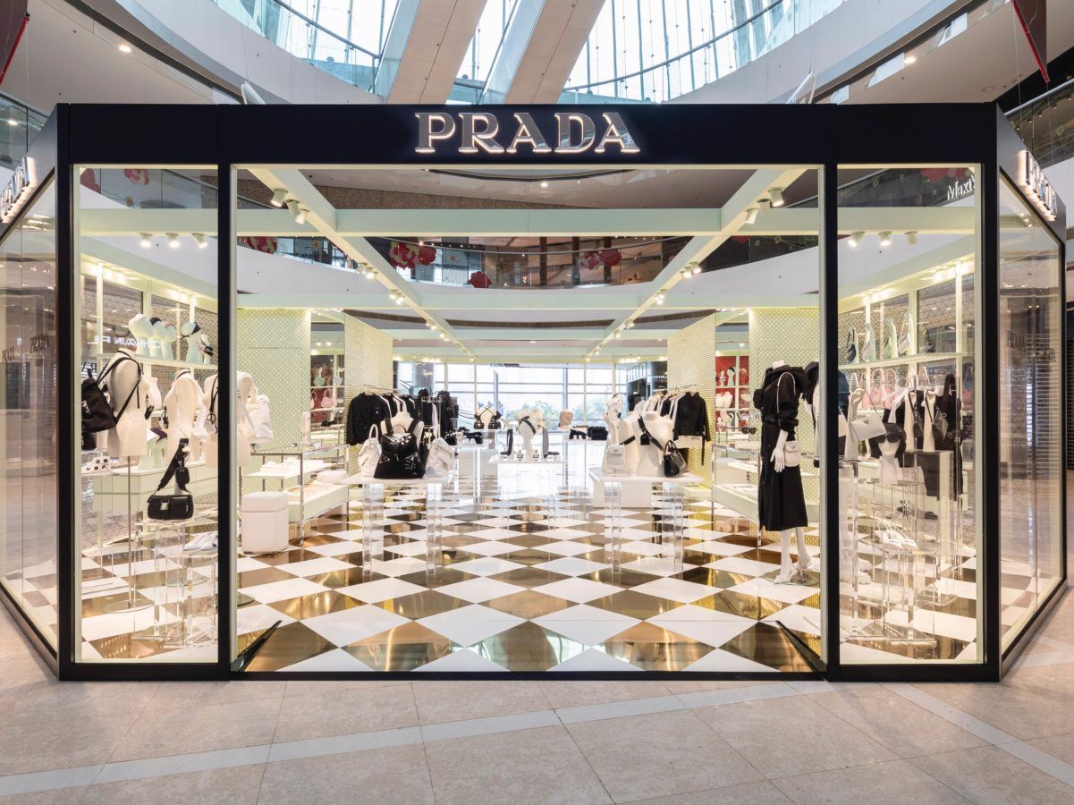 Prada's new collection preview at the ‘Prada Symbols’ ifc pop-up
