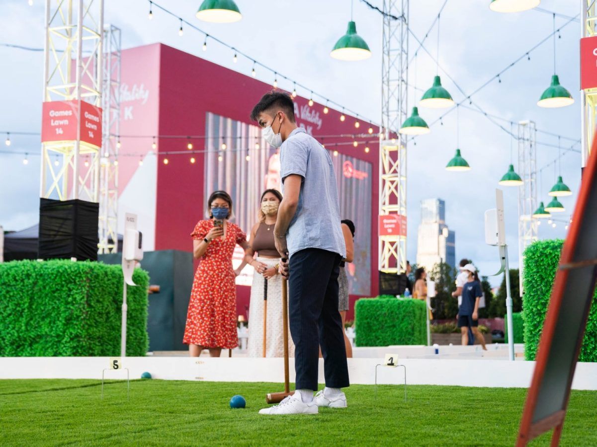 Have yourself a socially-distanced garden party at The Lawn Club