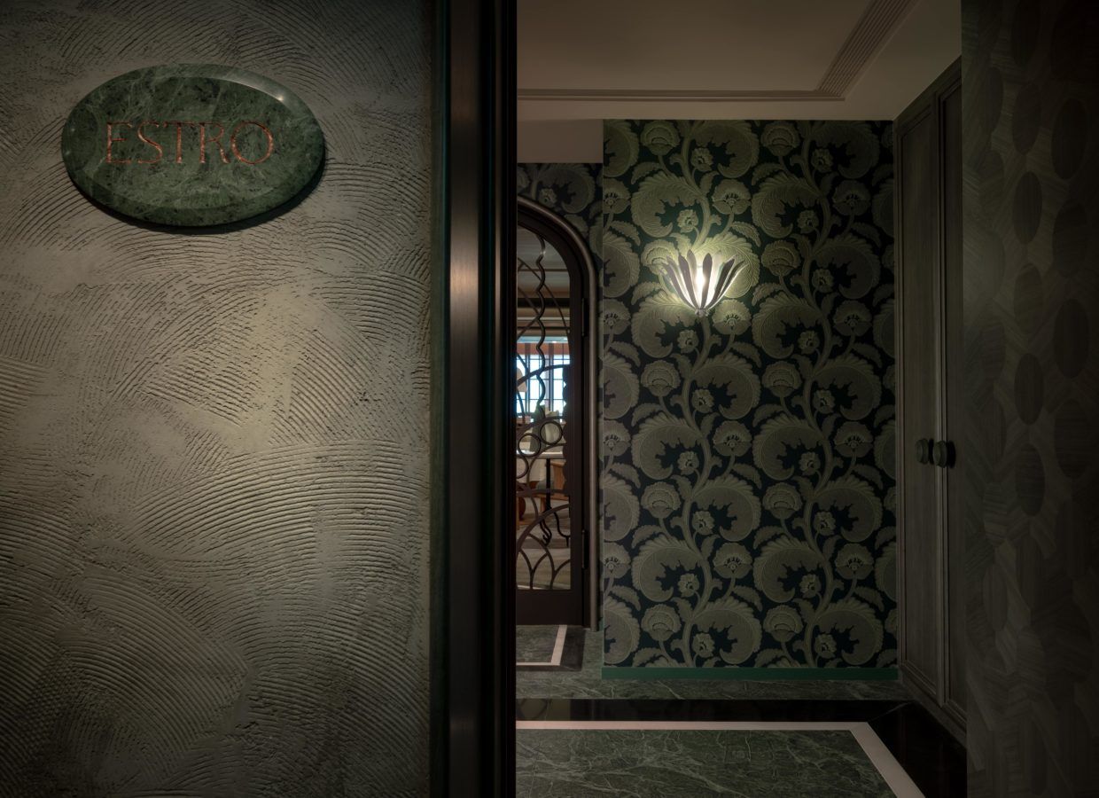 Take a Peek Within: Estro's modern Italian salotto by André Fu
