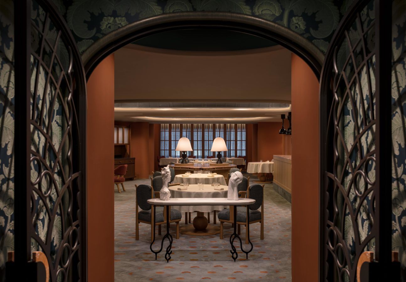 Take a Peek Within: Estro's modern Italian salotto by André Fu