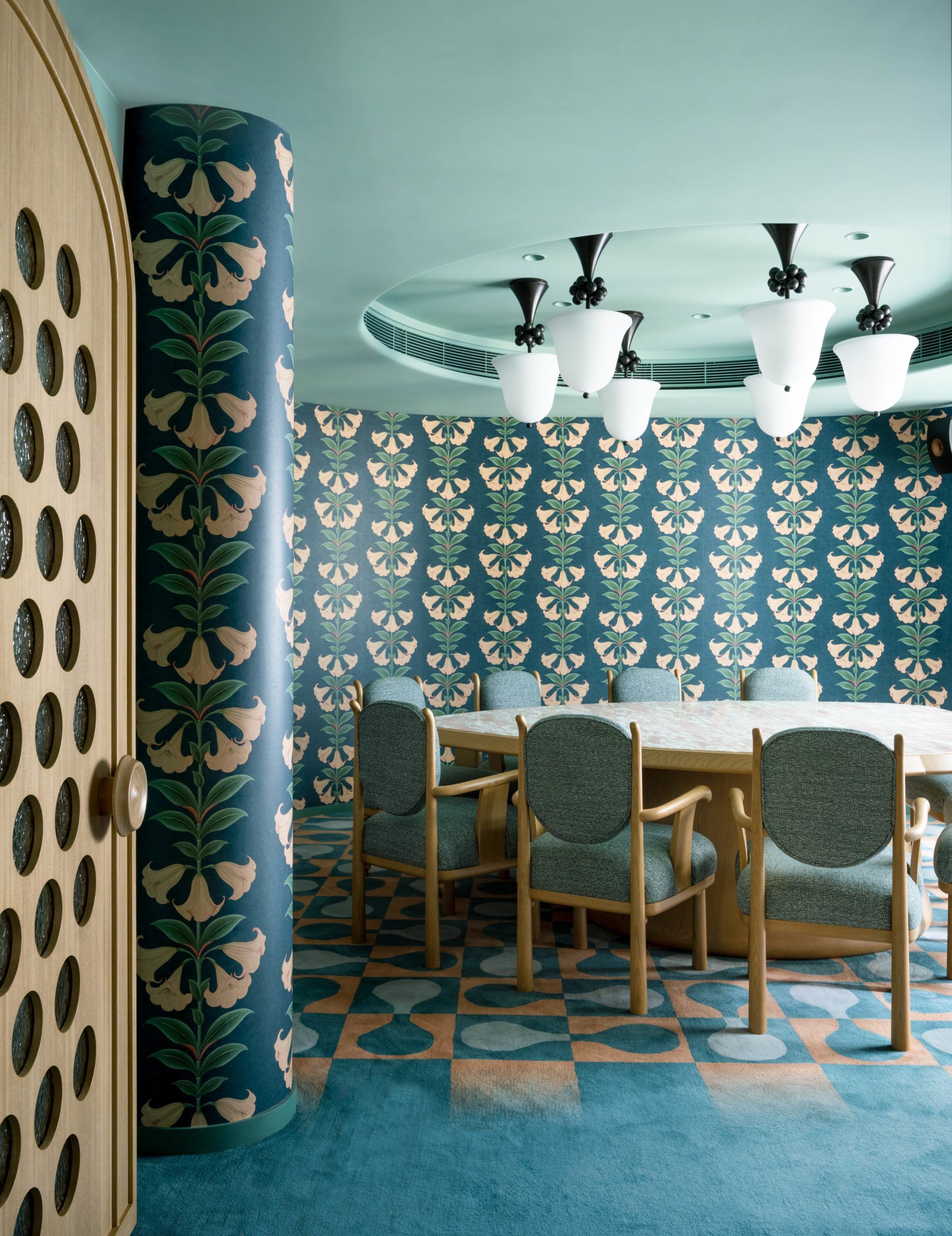 Take a Peek Within: Estro's modern Italian salotto by André Fu