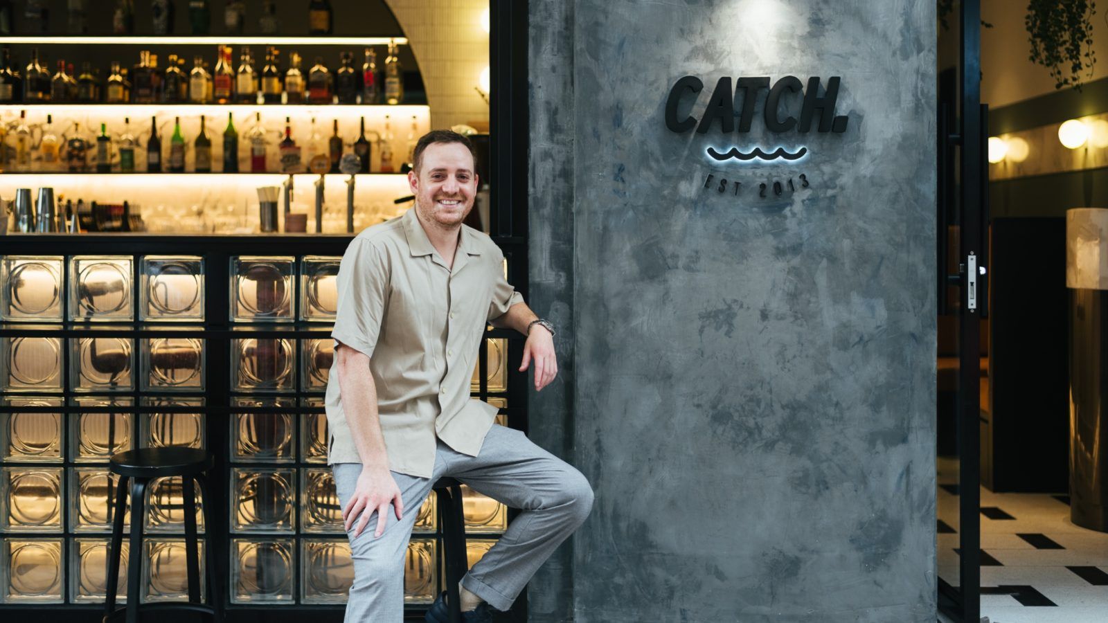 Catch Concepts founder Alex Malouf can't help but share. Food, that is.