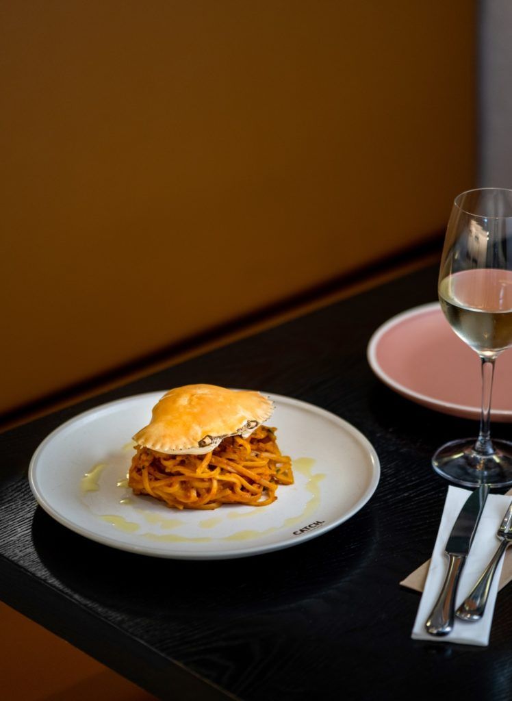 Catch Concepts founder Alex Malouf can't help but share. Food, that is.