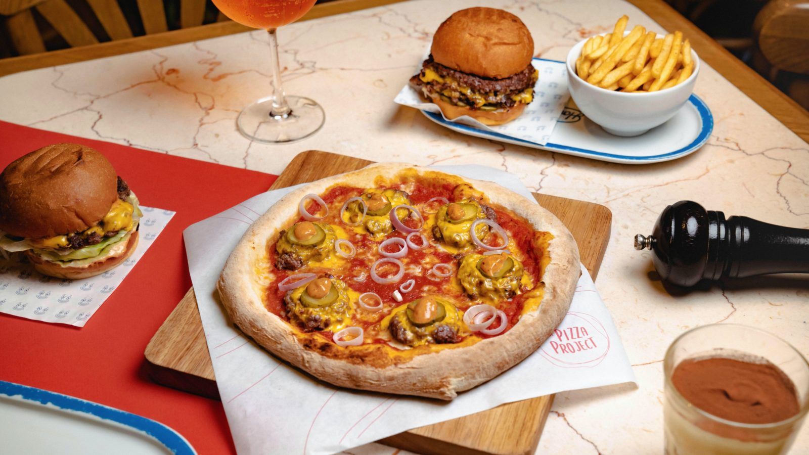 This Weekend: The Pizza Project x Honbo's Cheeseburger Pizza