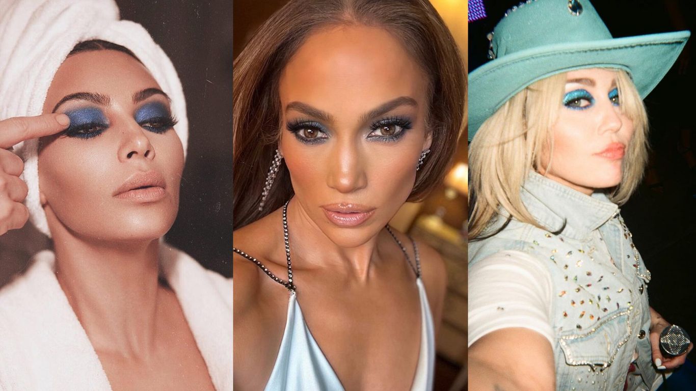 The resurgence of the blue eyeshadow trend and the best ways to wear it