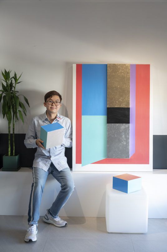 Geometric abstract artist Ryan Chan talks us through his solo debut show