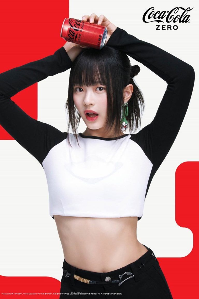 NewJeans Coca-Cola Zero Campaign Imagery
