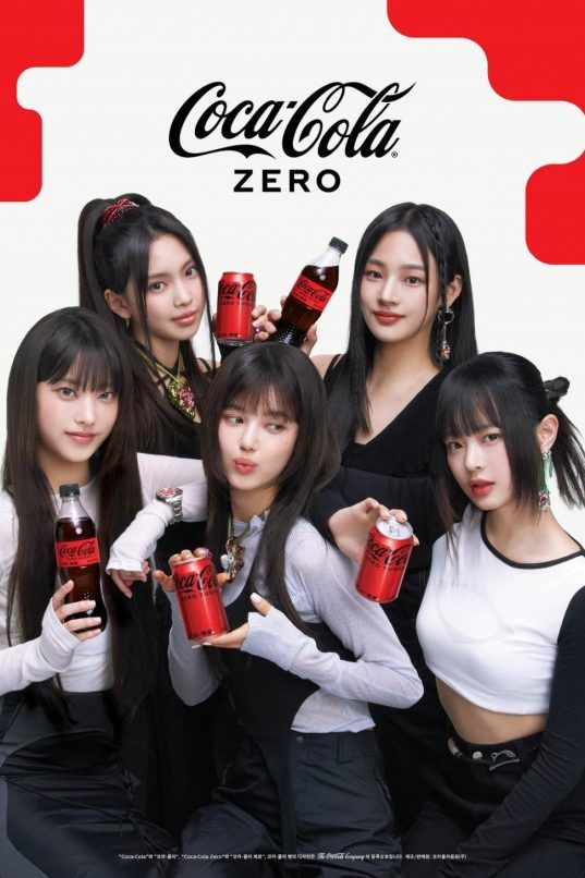 NewJeans Coca-Cola Zero Campaign Imagery