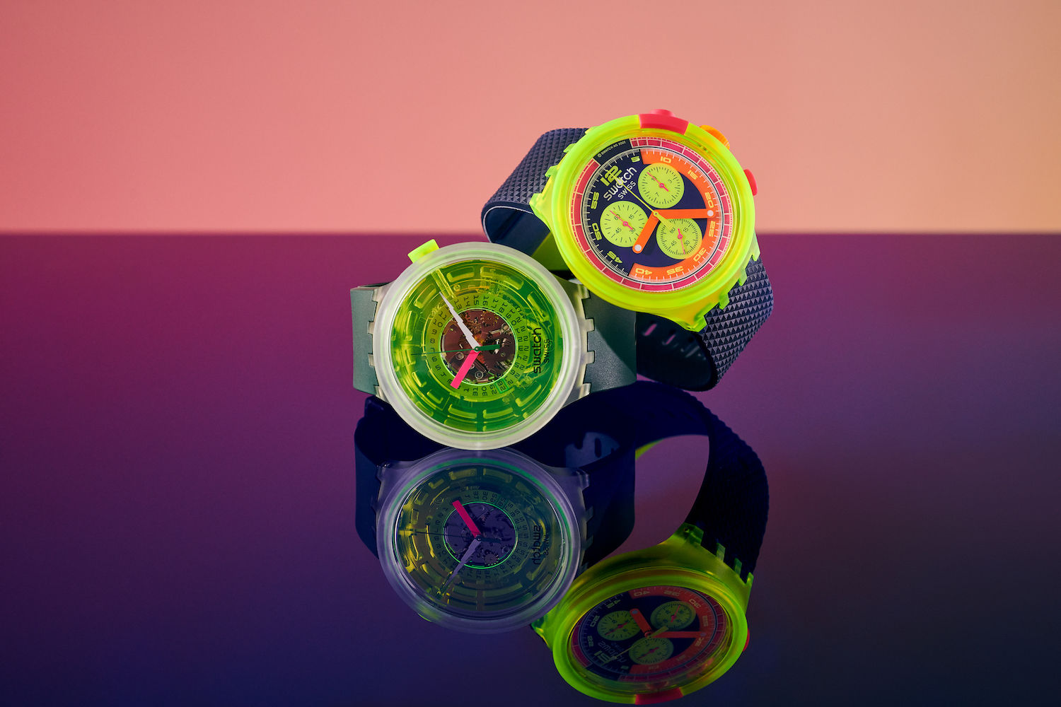 Swatch's Neon collection taps into future nostalgia