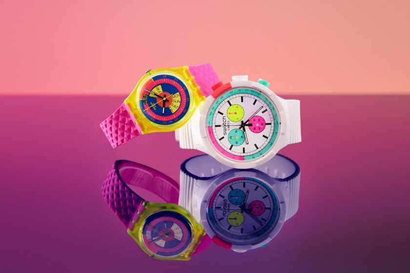 Swatch's Neon collection taps into future nostalgia