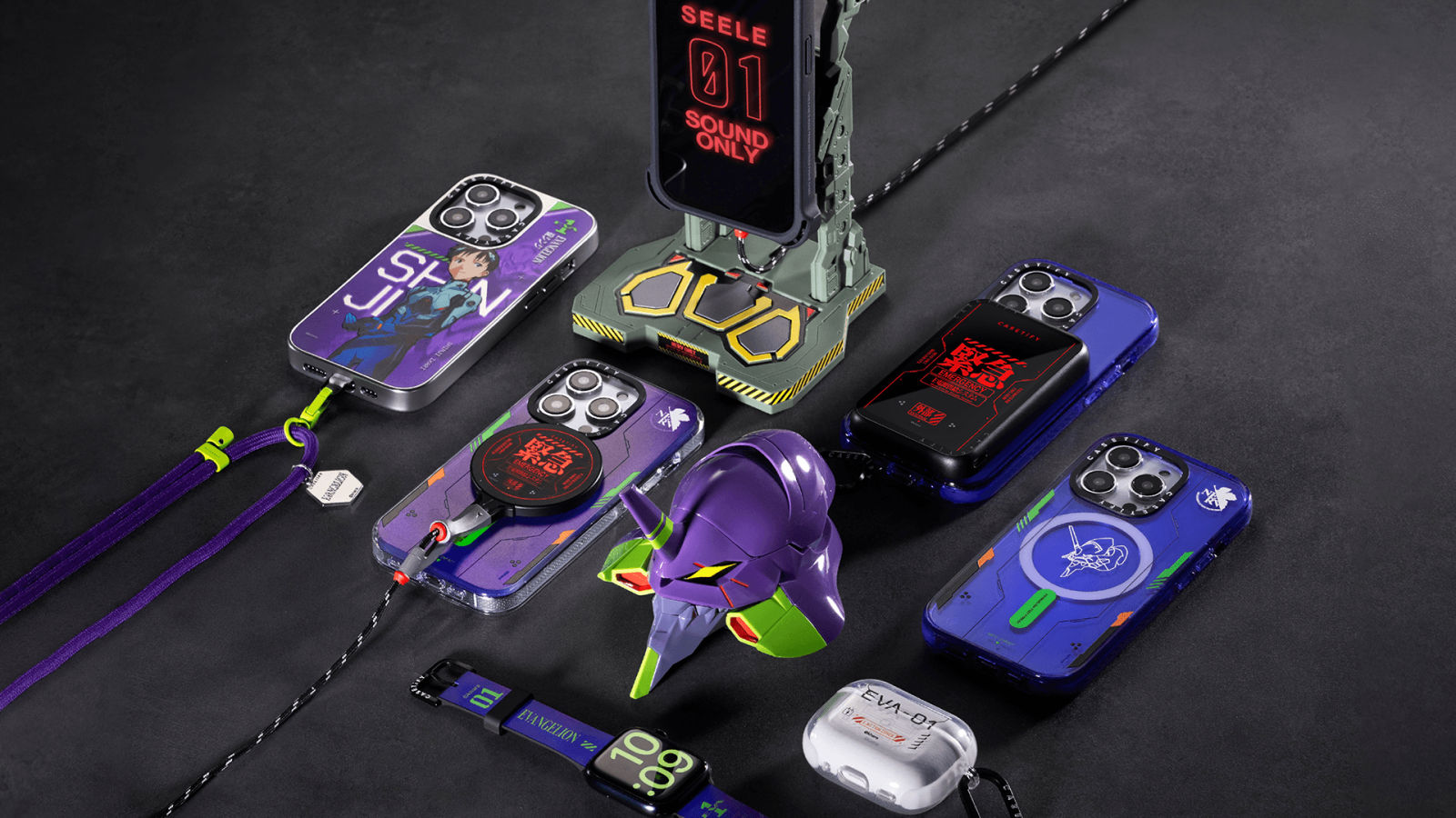 CASETiFY and Evangelion Team Up for an EVA-01-Themed Collection