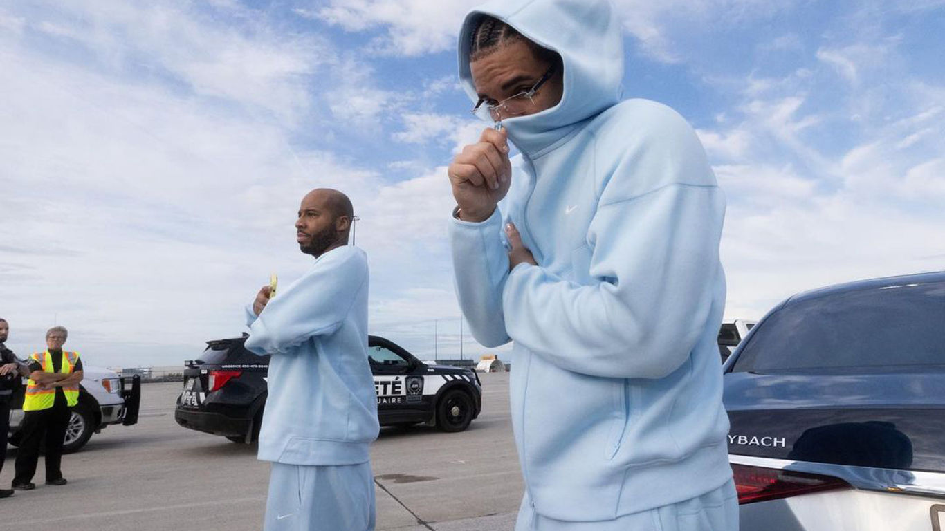 Drake Previews New Nocta x Nike Tracksuits