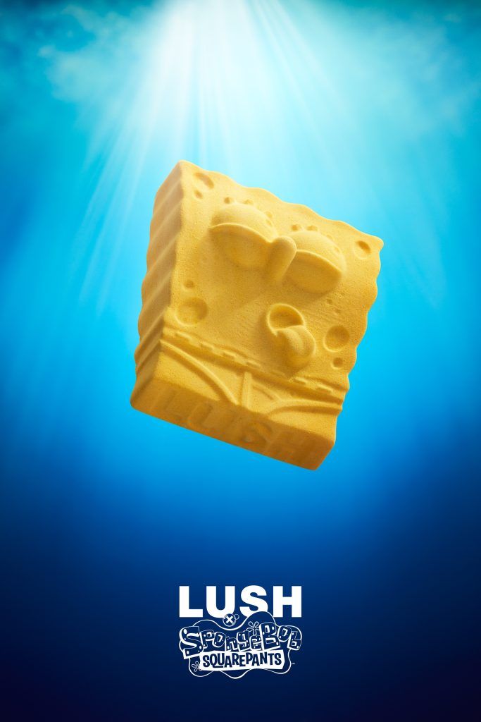 Lush Launches SpongeBob-Themed Bath Products