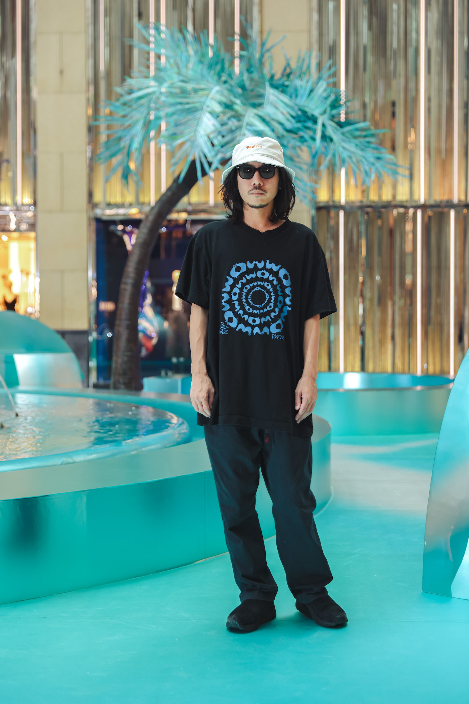 Japanese artist Yoshirotten on his installation “Fluid Garden” at Landmark