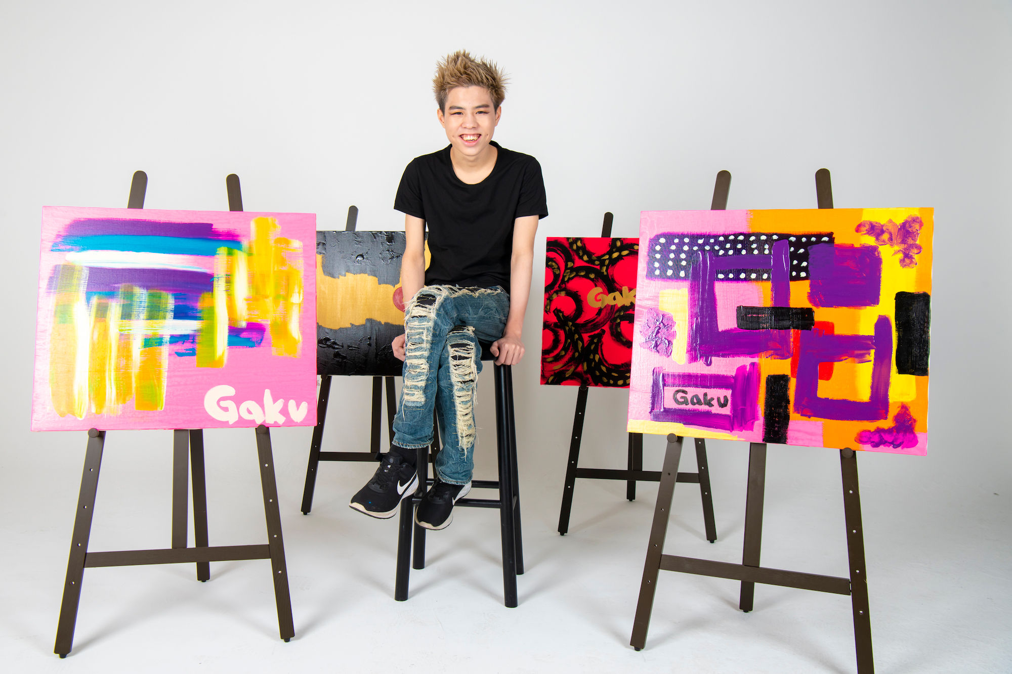 Japanese artist Gaku on his installation “Life is a Playground” at IFC Mall