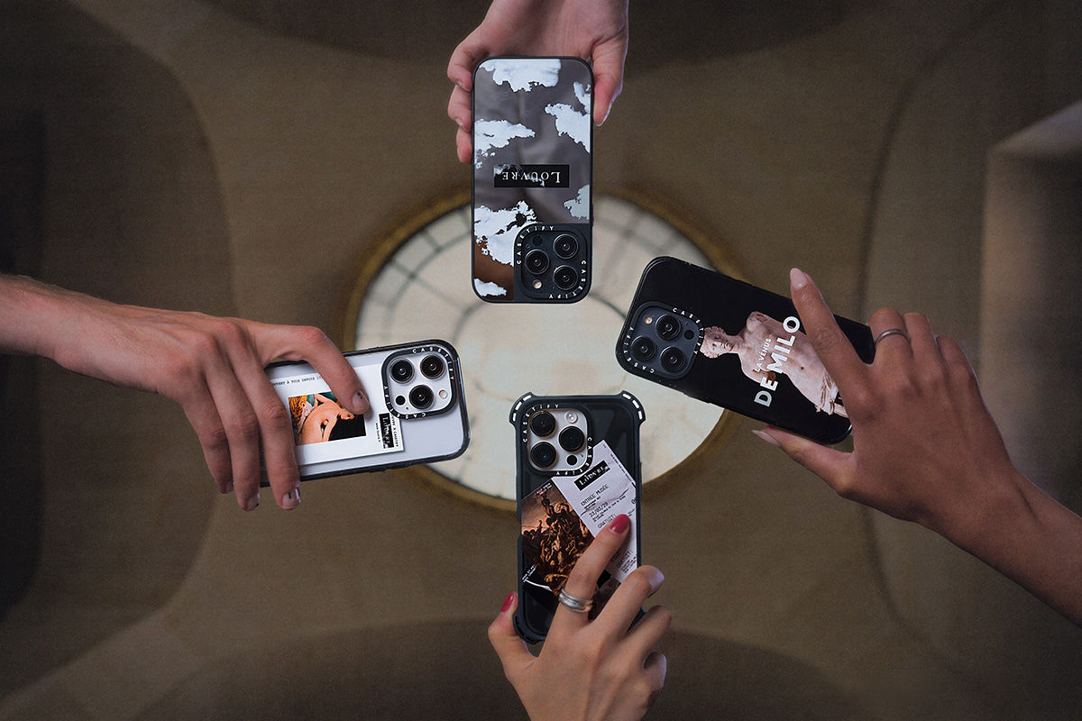 Louvre x Casetify offers a modern take on the museum's masterpieces