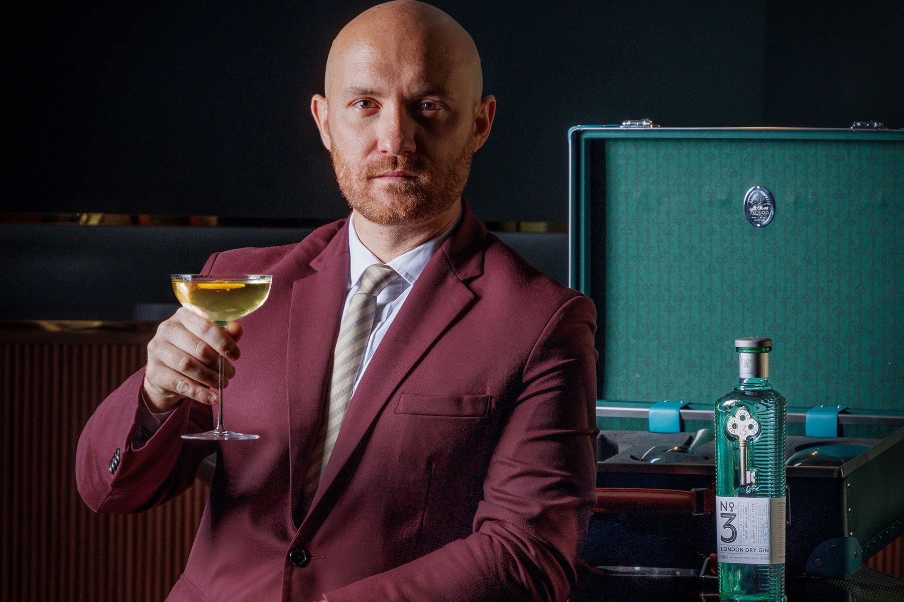No.3 Gin & Globe-Trotter Release £1,800 GBP Martini Case