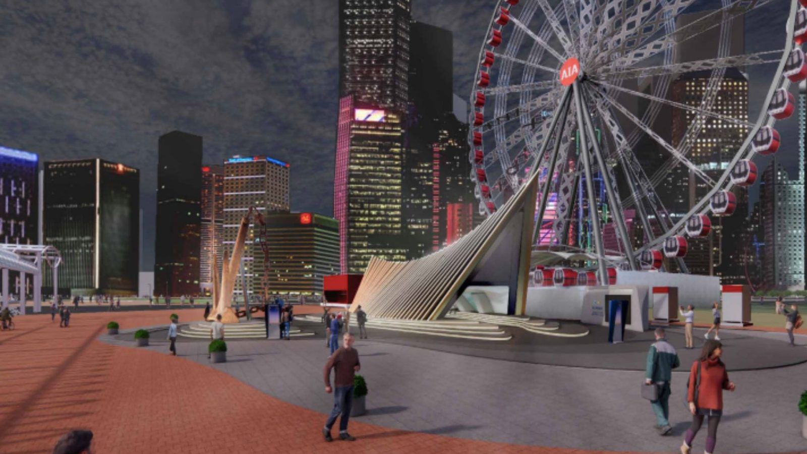 Central Harbourfront’s new attraction will be a giant ship anchor and plaza