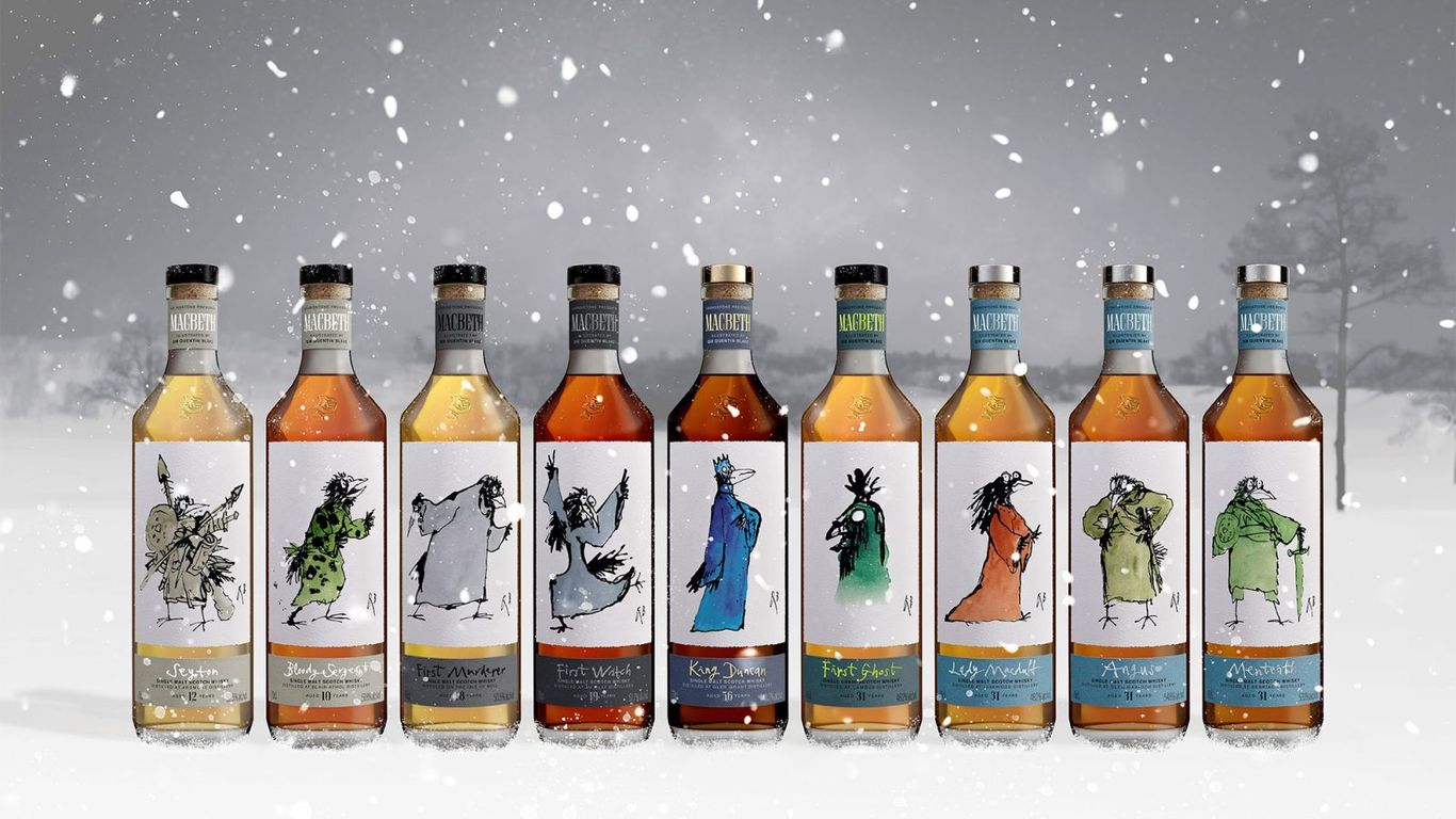 BlockBar's New Whisky Collection Features Artwork by Sir Quentin Blake