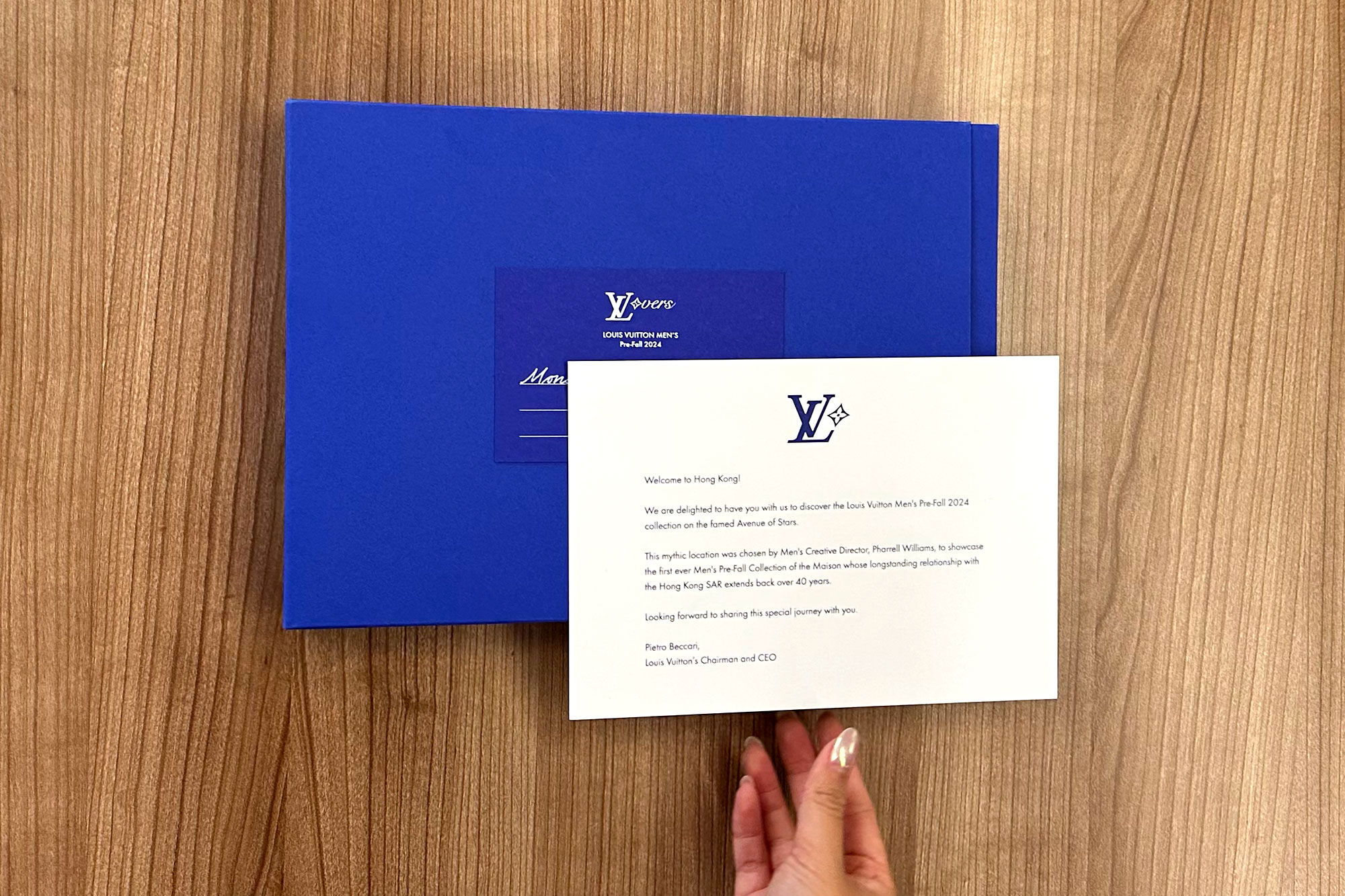 Louis Vuitton's Hong Kong Runway Show Invitations Have Arrived