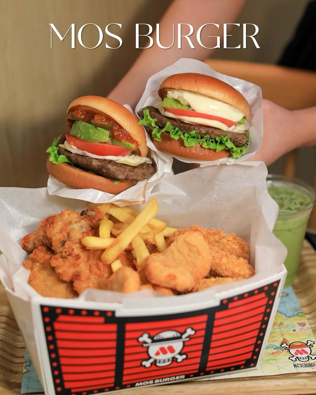MOS Burger x One Piece: celebrate Christmas with the Straw Hats