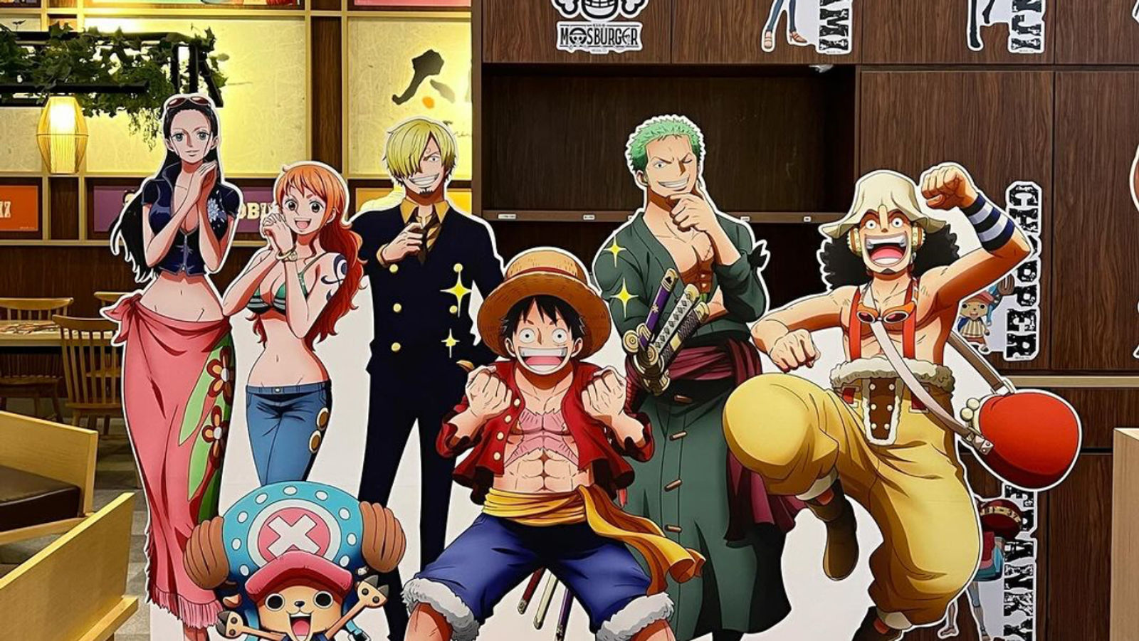 MOS Burger x One Piece: celebrate Christmas with the Straw Hats