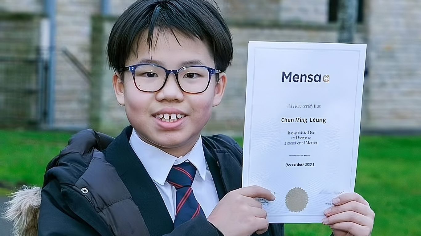 12-year-old Hong Kong Boy Matches Einstein's IQ in Mensa Test