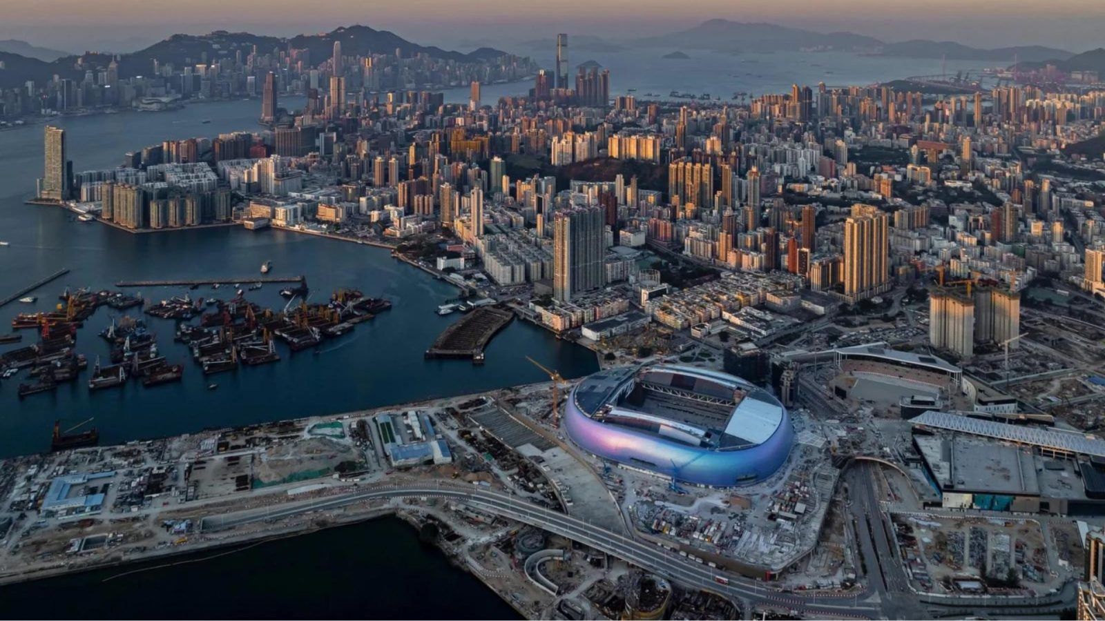 Kai Tak Sports Park, the new Hong Kong sports complex will open in 2025