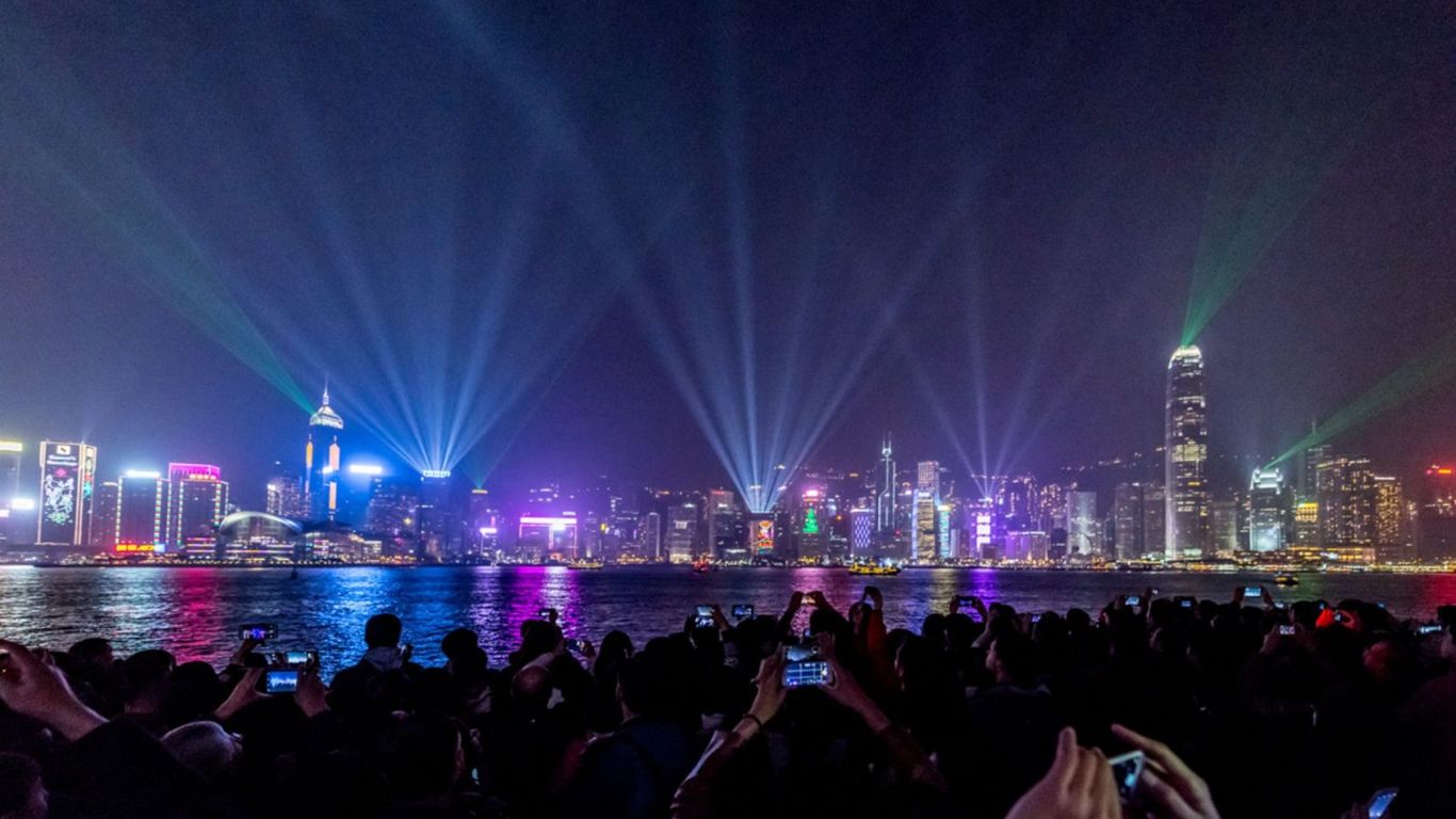 A brand new Symphony of Lights display will light up Hong Kong