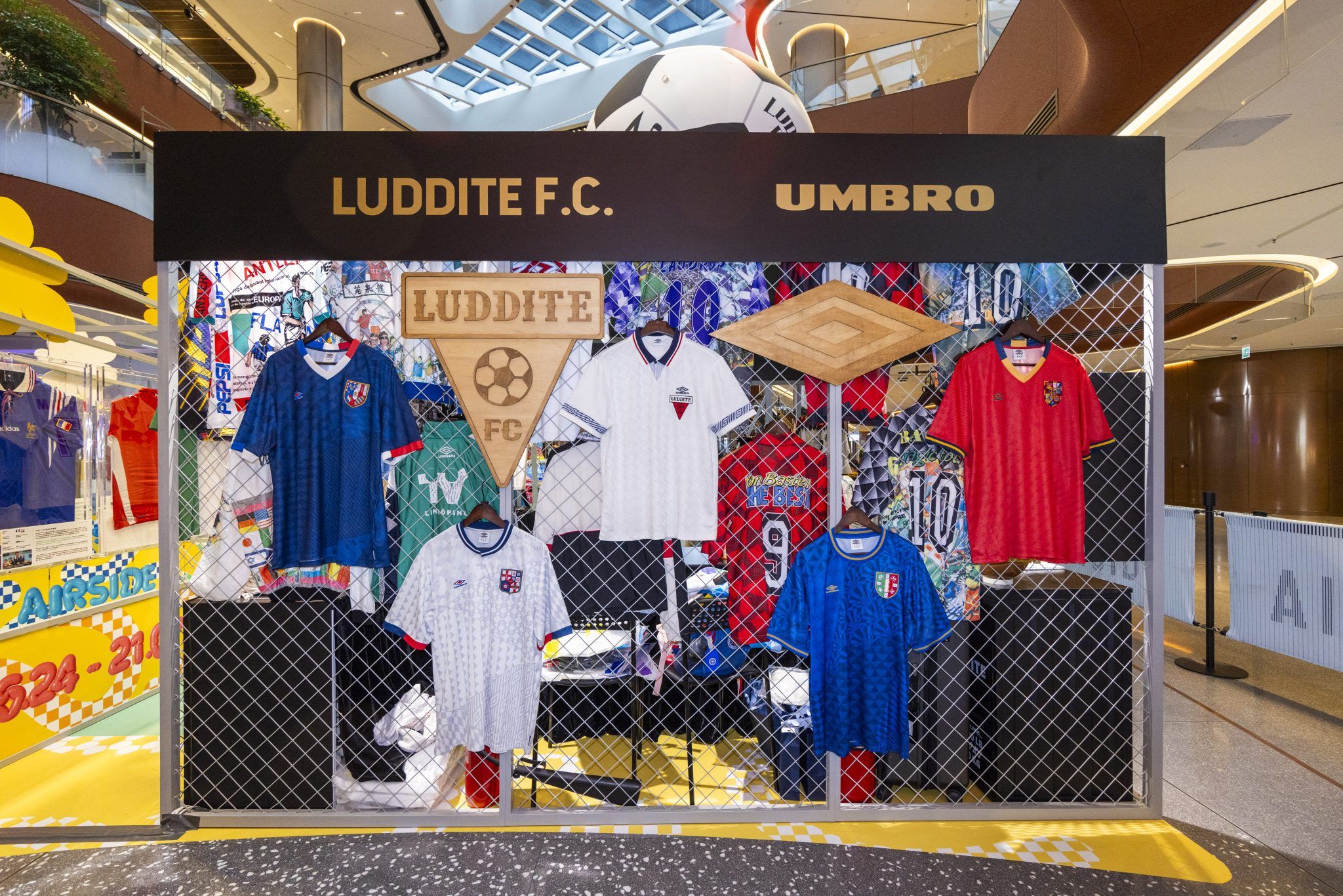 Umbro x Luddite pop-up store lands at AIRSIDE Hong Kong