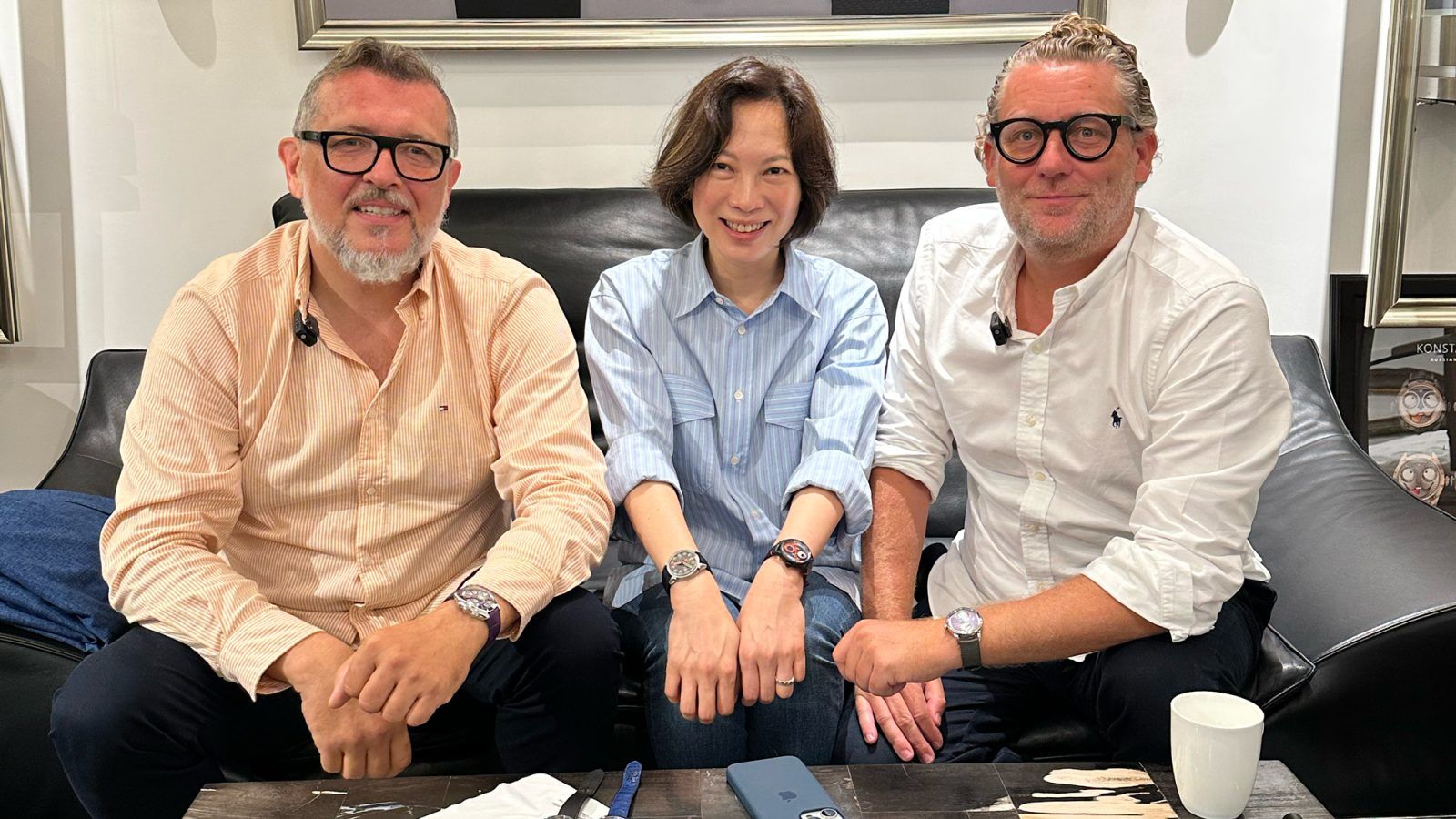 L/R WRIST: Cédric Johner and Manuel Emch Wear the Louis Erard Collab