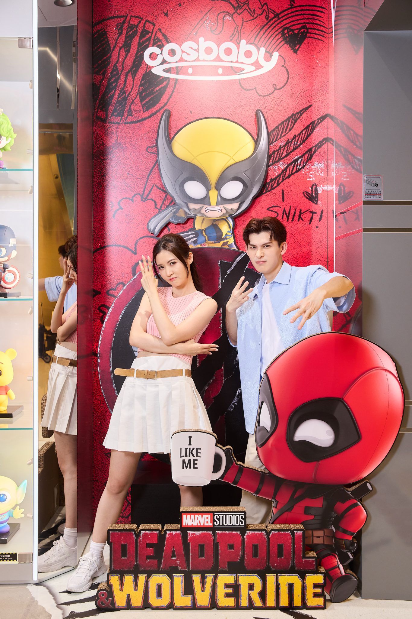 Deadpool and Wolverine statue makes an appearance at the Habour City