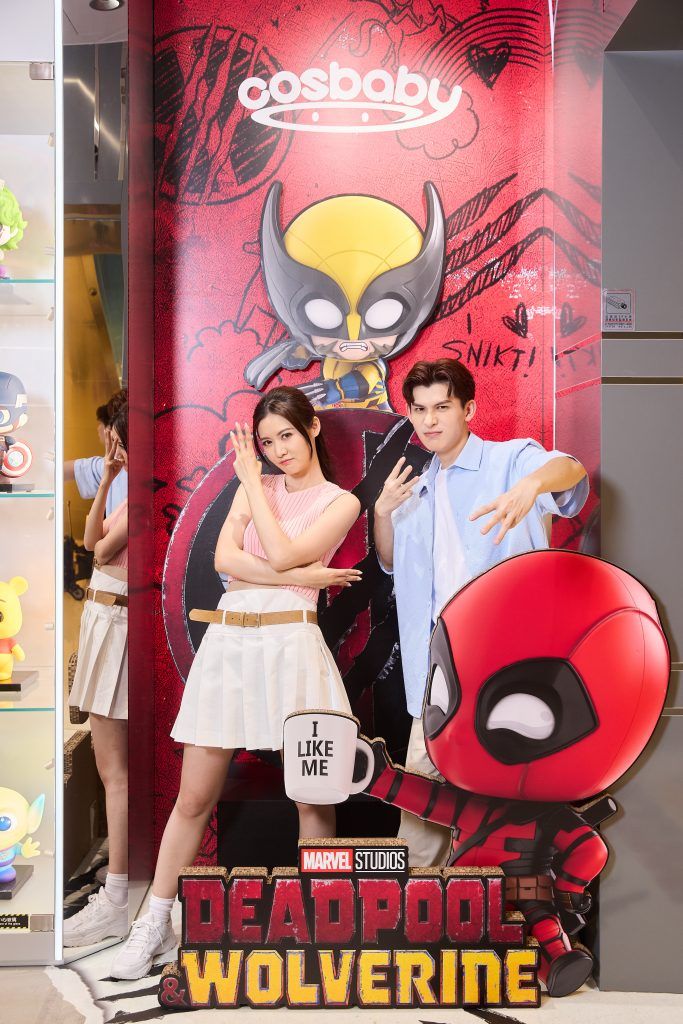 Deadpool and Wolverine statue makes an appearance at the Habour City