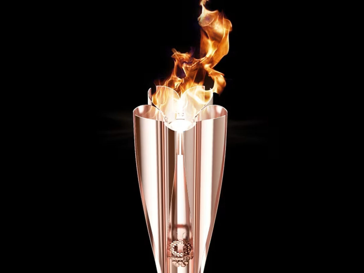Olympic Torch Drawing 2024