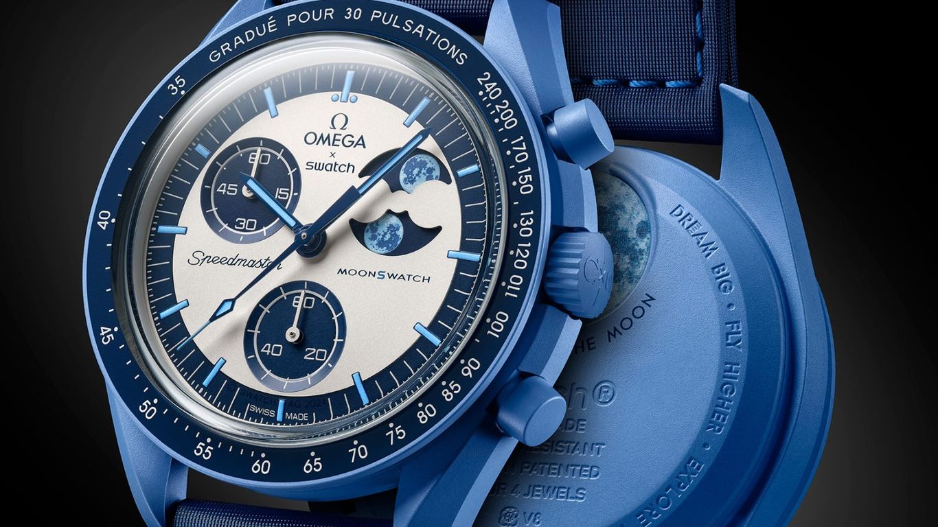 The MoonSwatch Super Blue Celebrates the First Supermoon of the Year