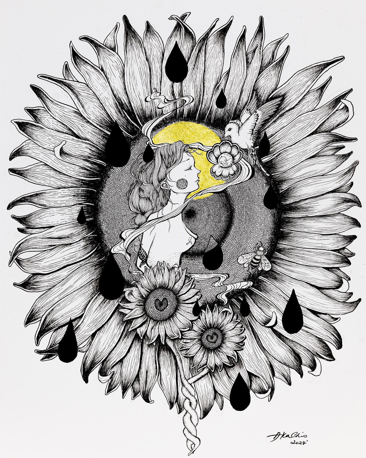 Aka C explores love in "Art as a Voice" charity exhibition