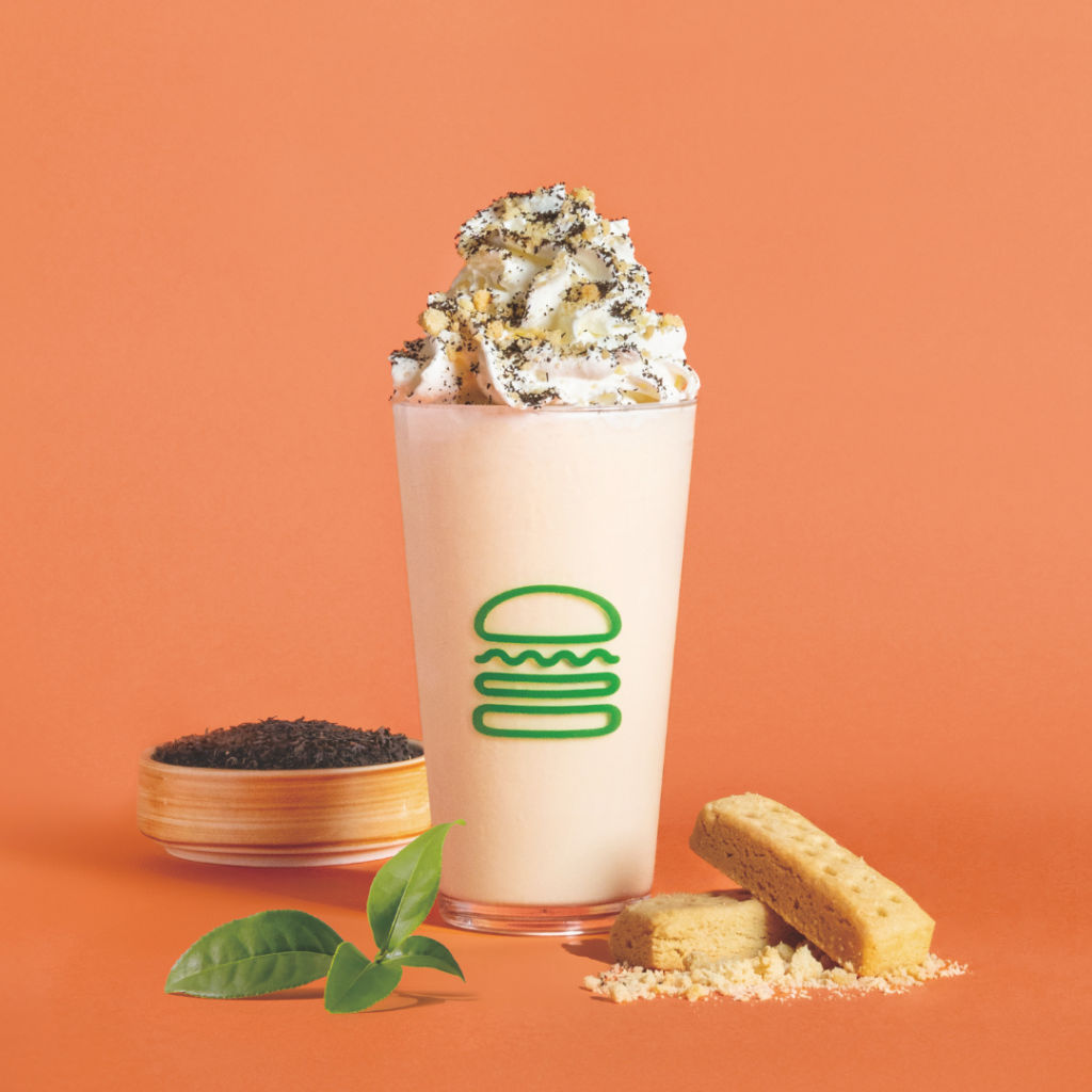 The all-new Veggie Shack and Earl Grey Shake debuts at Shake Shack