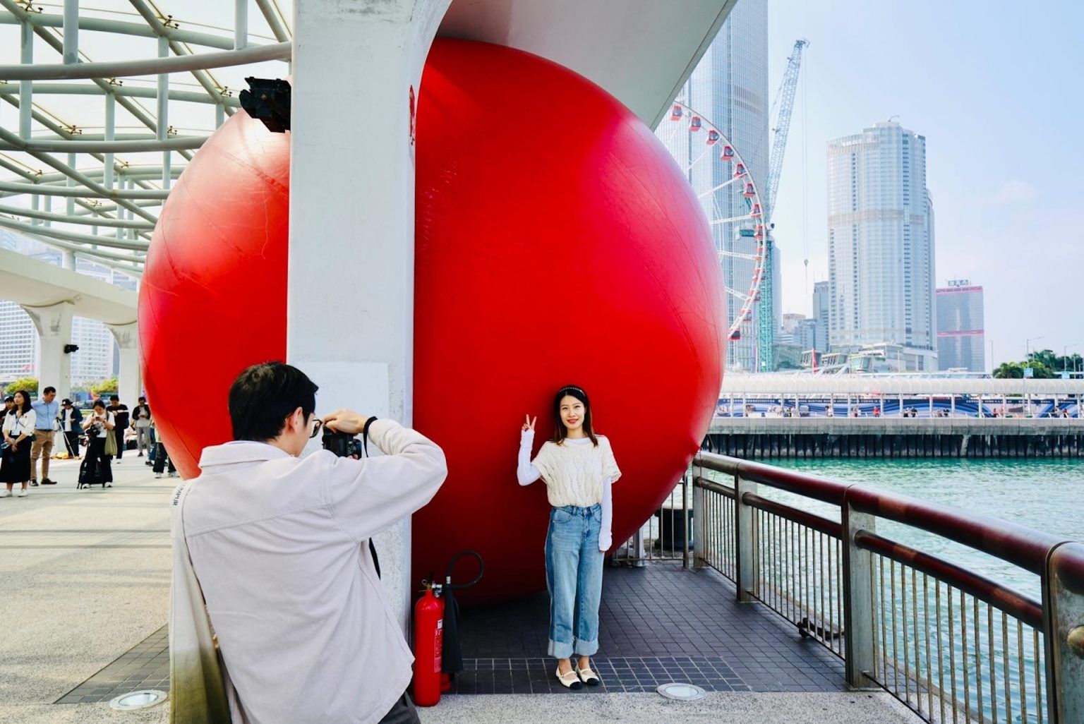 Public art installation RedBall is bouncing to Hong Kong this December