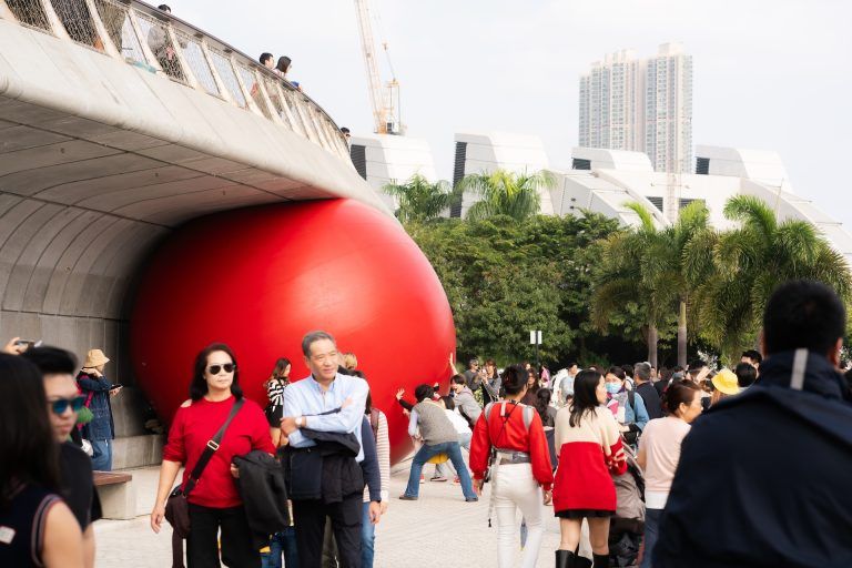 Public art installation RedBall is bouncing to Hong Kong this December