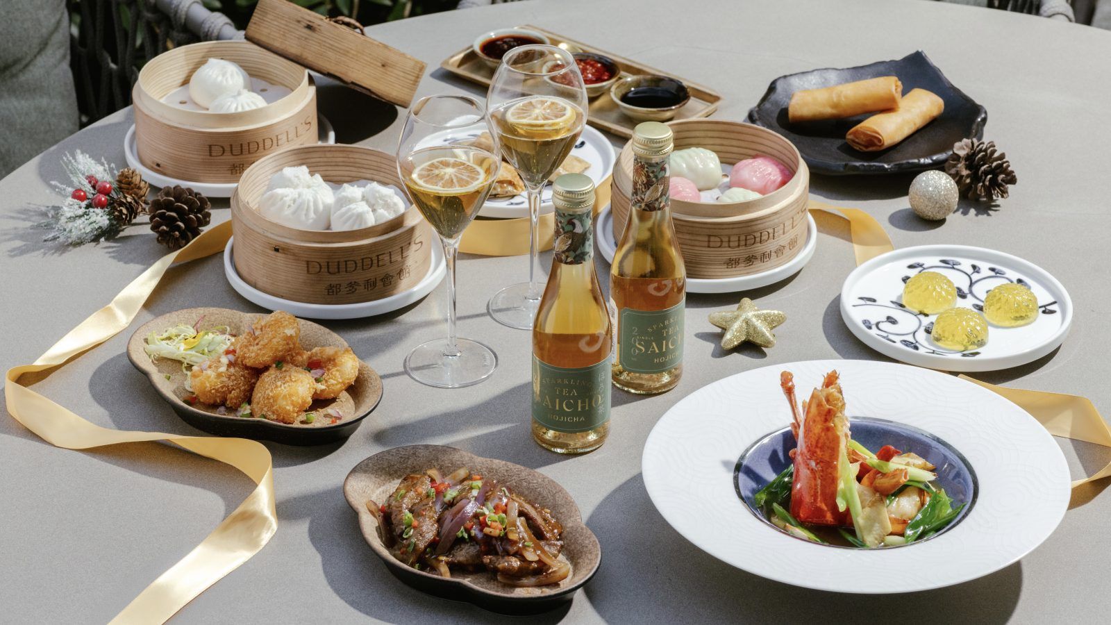 Experience Hong Kong's premier festive dining with Saicho sparkling tea
