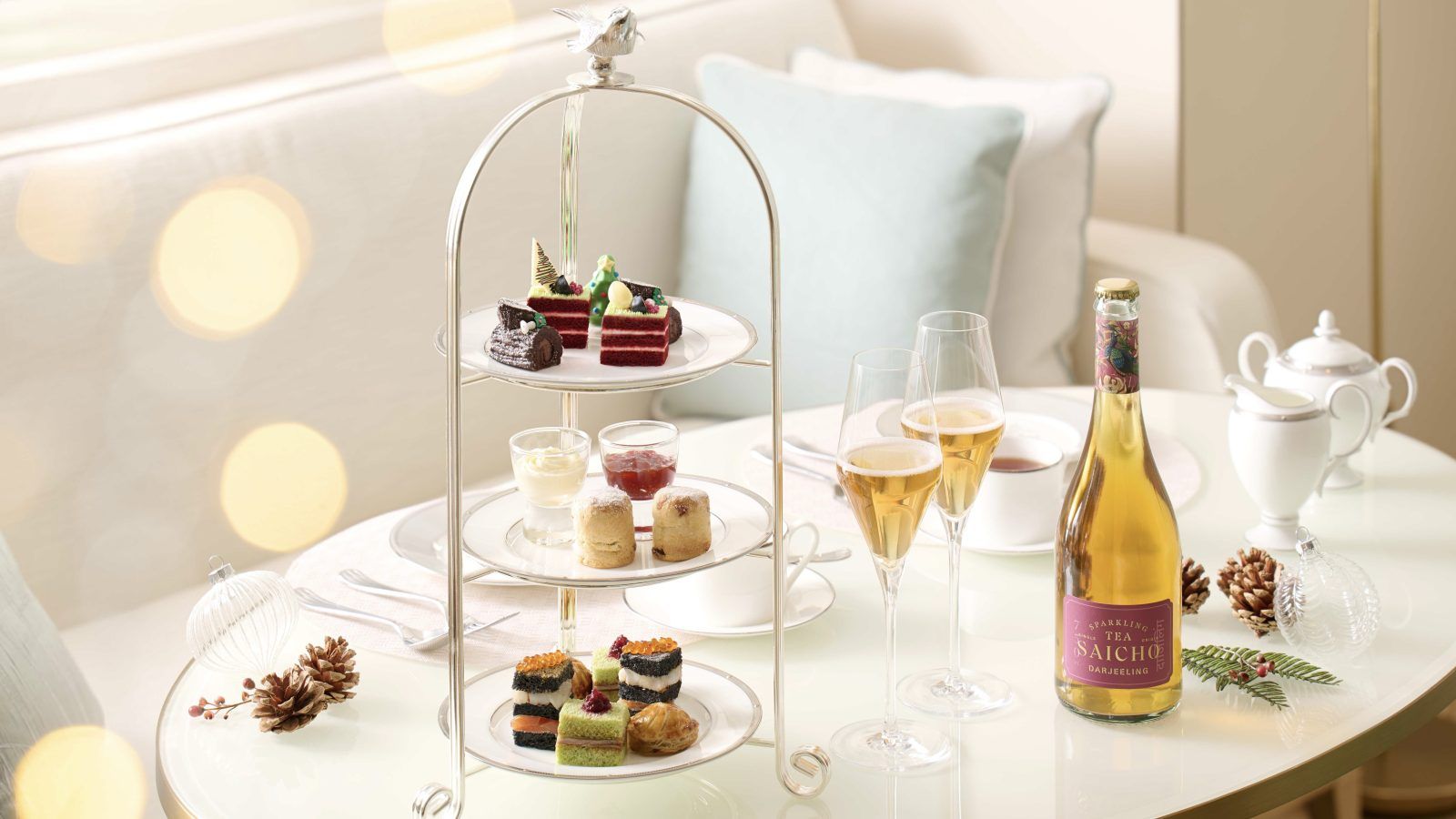 Experience Hong Kong's premier festive dining with Saicho sparkling tea