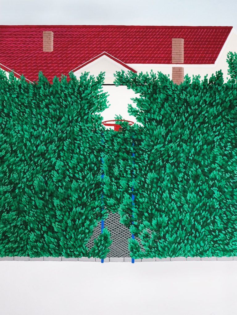 Artist Giles Pates channels the spirit of Muggsy Bogues at WOAW Gallery