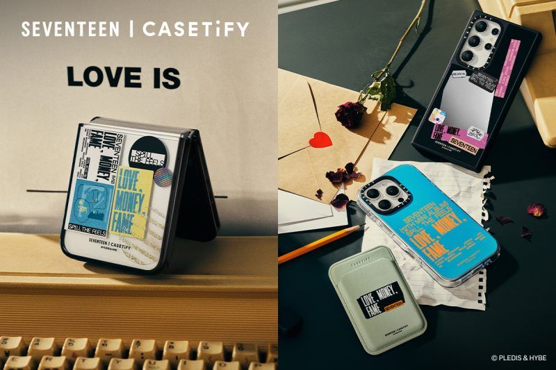 First SEVENTEEN | CASETiFY collection inspired by 'SPILL THE FEELS'