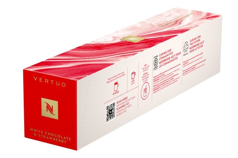 White Chocolate & Strawberry Flavour Arrives for the Nespresso Vertuo