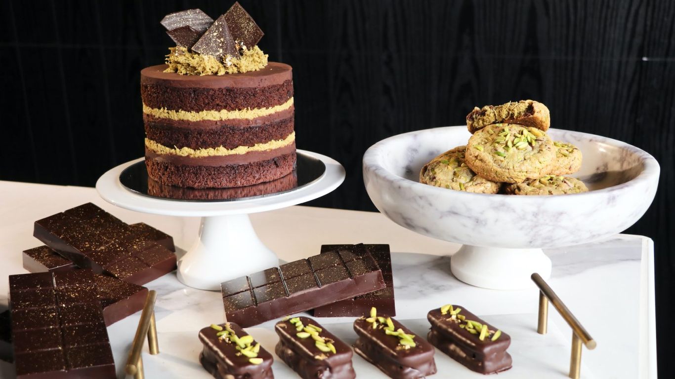The Dubai chocolate collection by Baking Maniac is a twist on the viral treat