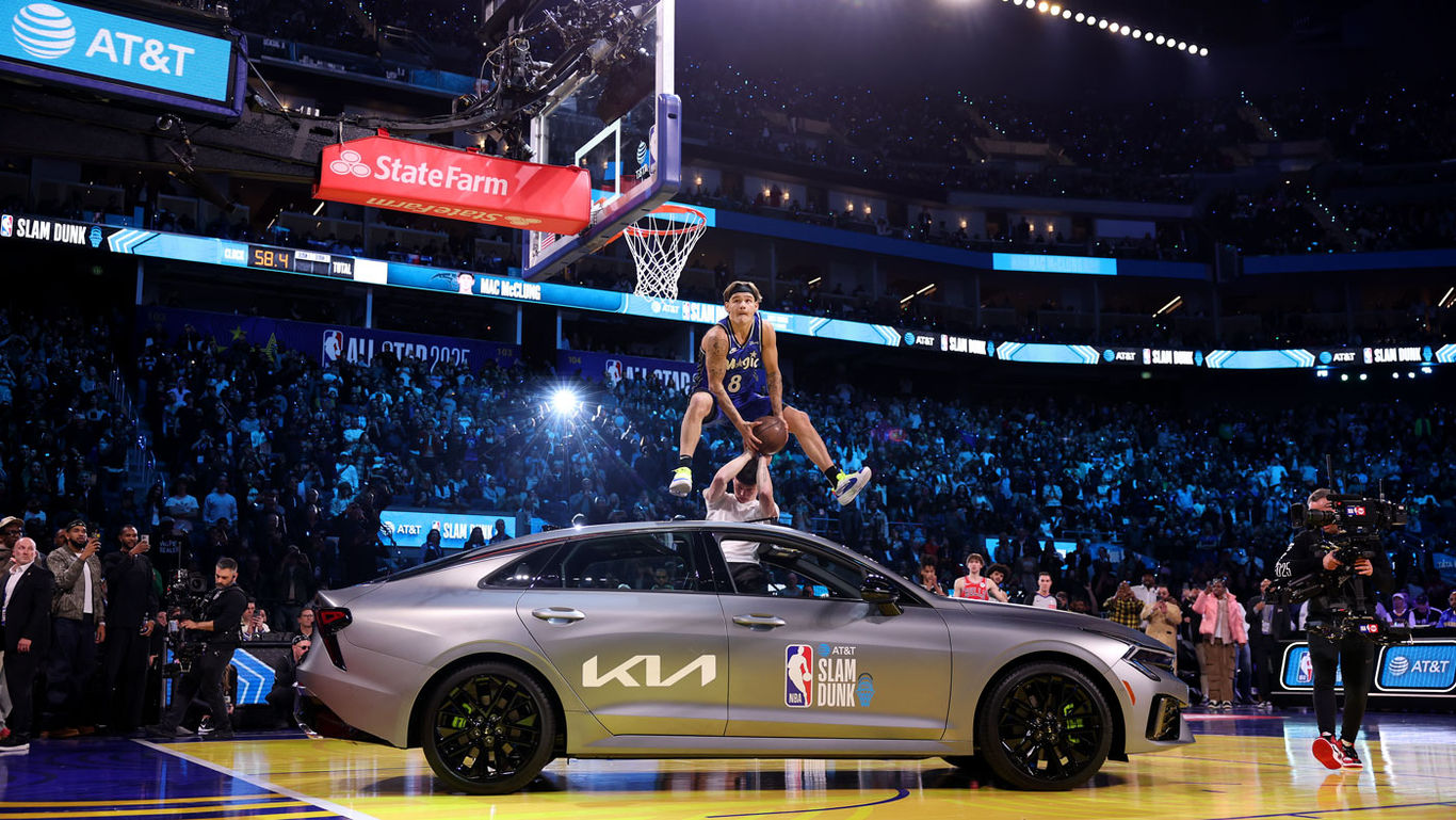 Mac McClung wins NBA Slam Dunk Contest for third year in a row